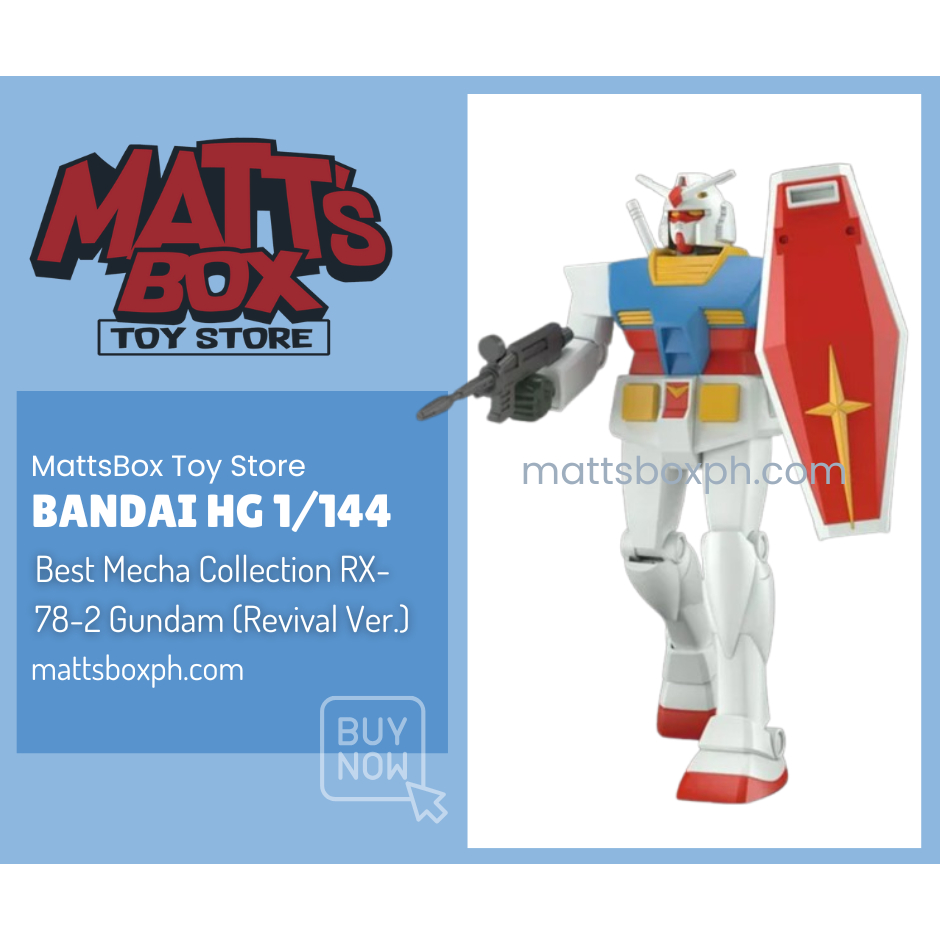 [1224] Bandai Best Mecha Collection RX-78-2 Gundam (Revival Ver.) 1/144 ...