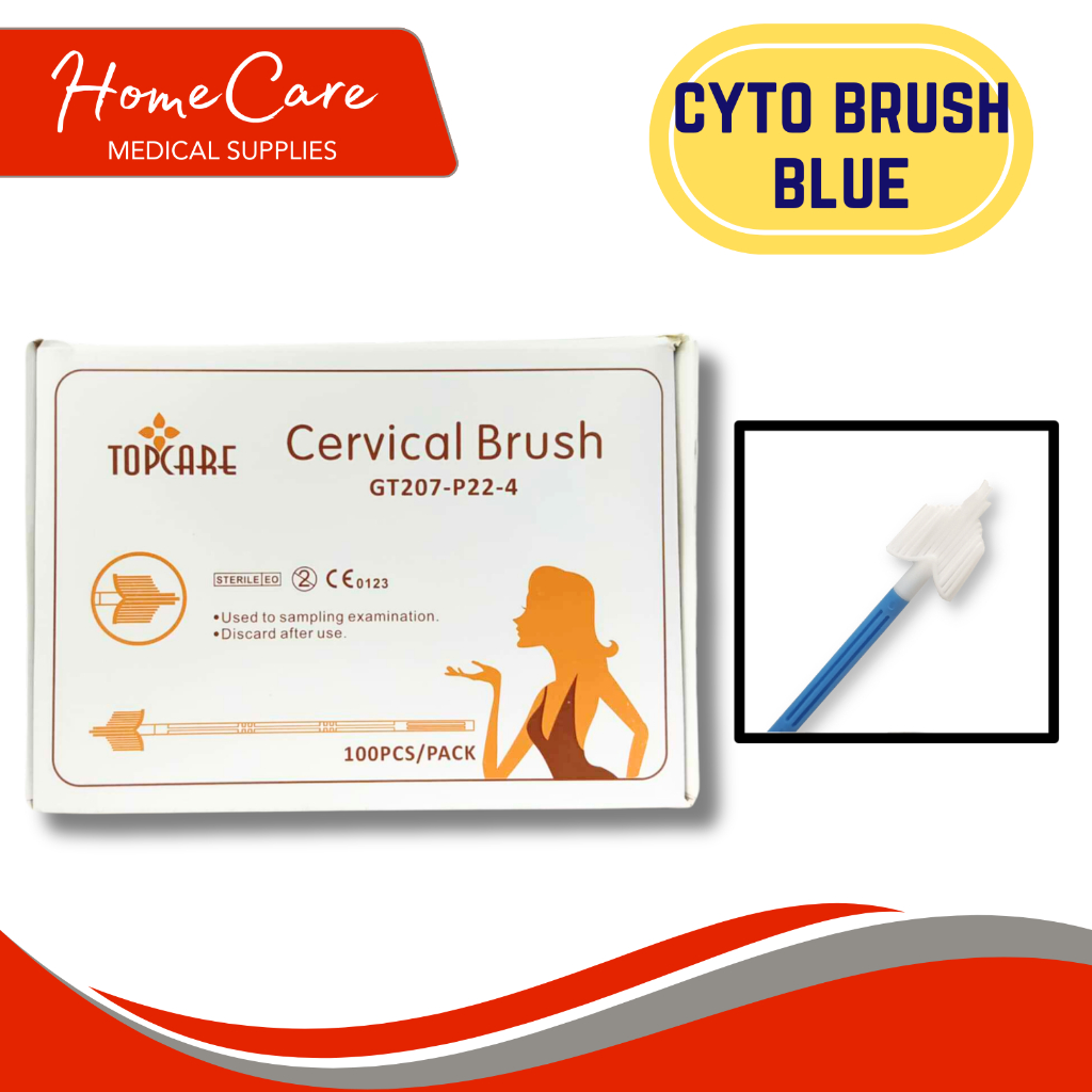 Cyto Brush sterile (Blue), 1 piece Pap Smear TOPCARE | Shopee Philippines