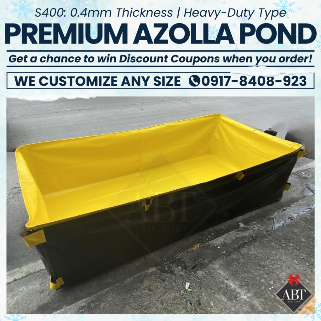 Azolla Pond S400 Original Fish Pond Fish Tank Trapal Lona Tolda ...