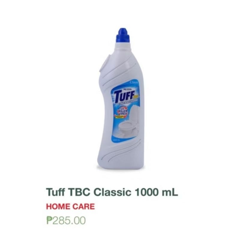 PERSONAL COLLECTION TUFF TOILET BOWL CLEANER 1L | Shopee Philippines