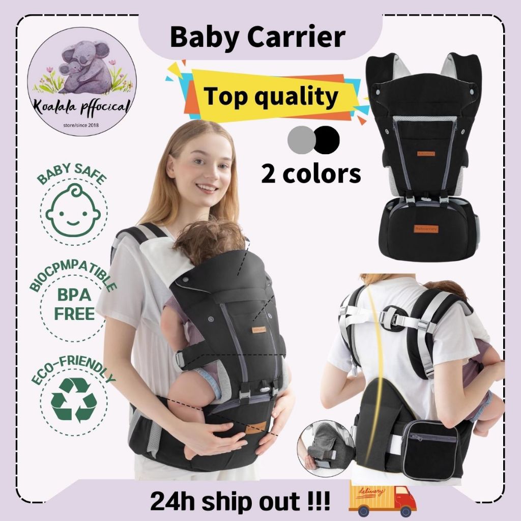 Baby Carrier Newborn to Toddler,Hip Seat Baby Carrier with Hood,Summer ...
