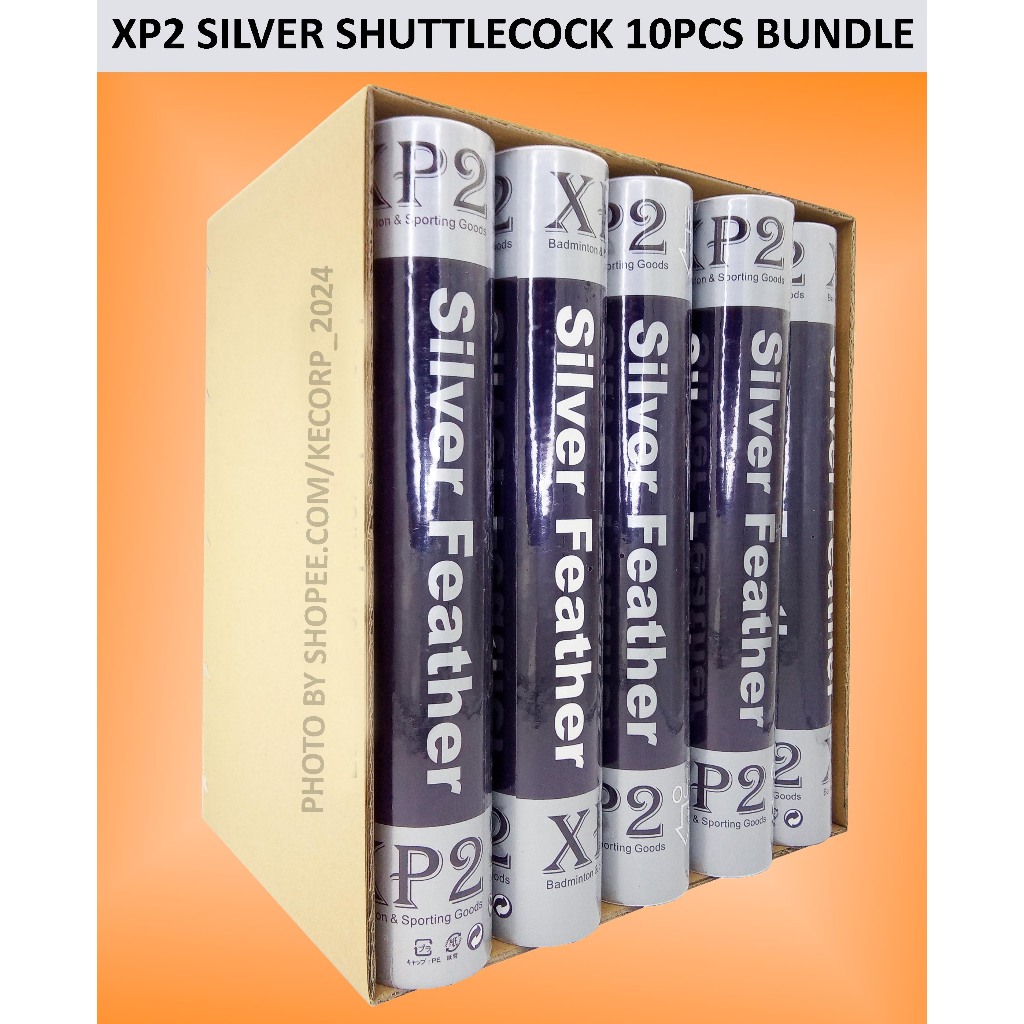 Xp2 Silver Badminton Shuttlecock 10 Tubes - Wholesale_kc241207 | Shopee ...