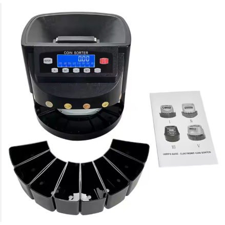 Digital High Speed Electronic Coin Sorter & Coin Counting (0.25, 1, 5 ...