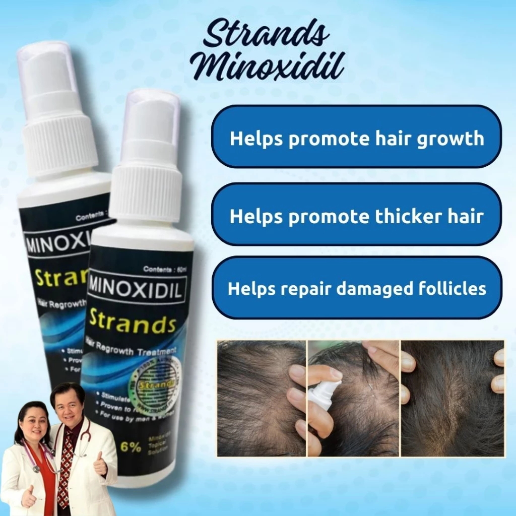 【Buy 1 Take 1】Minoxidil Hair Grower Original 60ml Minoxidil Strands ...