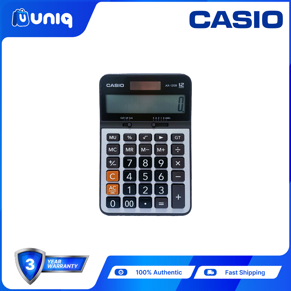 Casio AX-120B Practical Calculator | Shopee Philippines