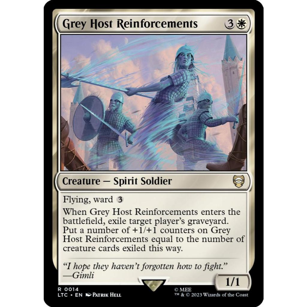 MTG - Grey Host Reinforcements (LTC) | Shopee Philippines