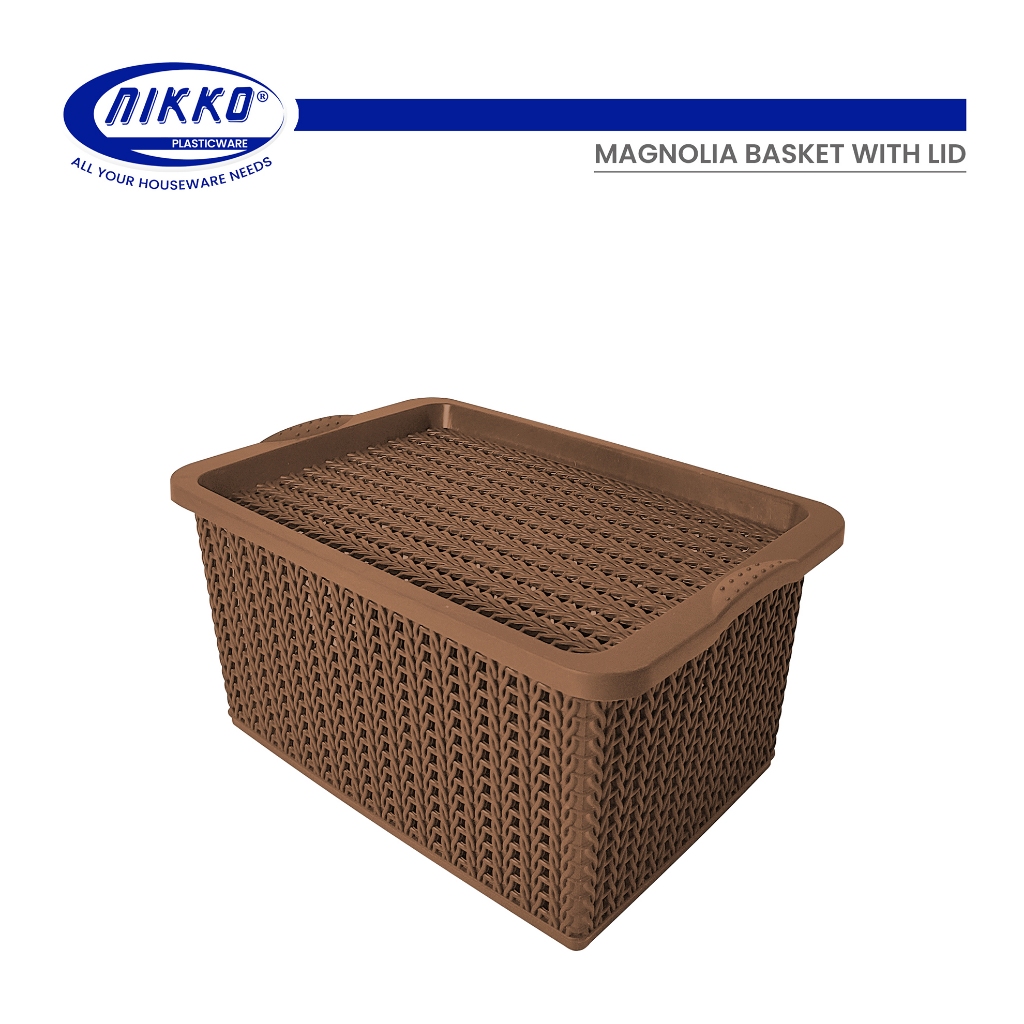 NIKKO Magnolia Basket with Lid | Shopee Philippines