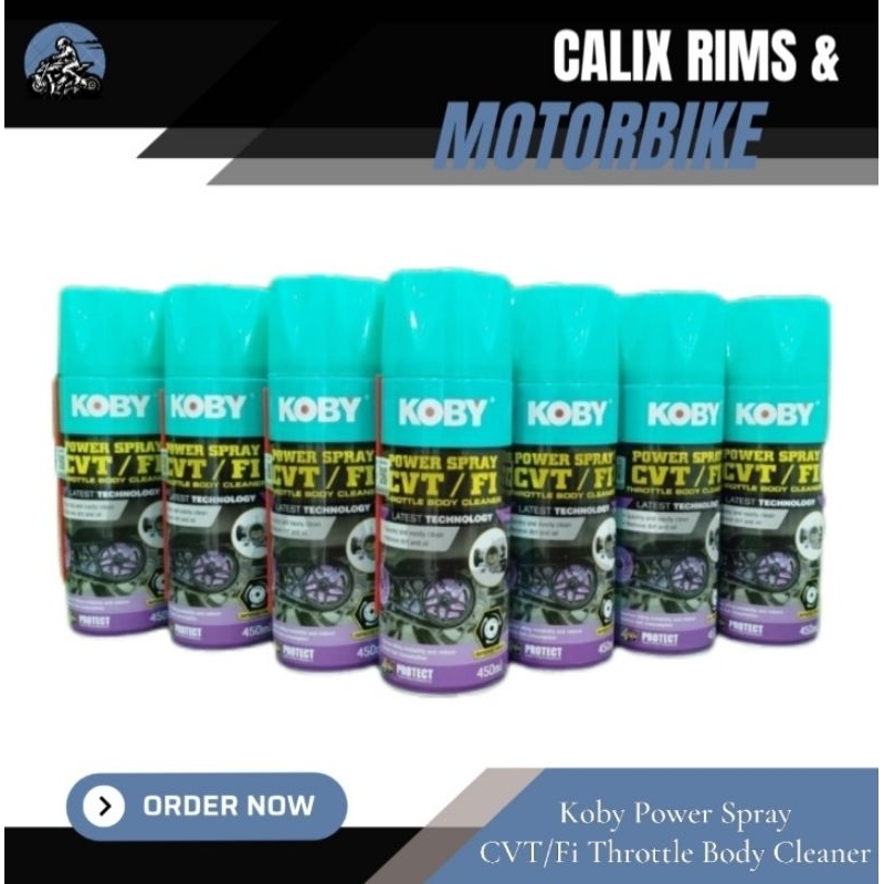 Koby Power Spray CVT/Fi Throttle Body Cleaner 450mL/600mL (24pcs ...