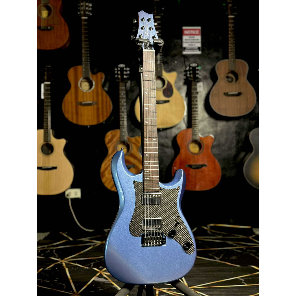 Fermata SC-24 Carbon Fiber Pickguard Electric Guitar with Stainless ...