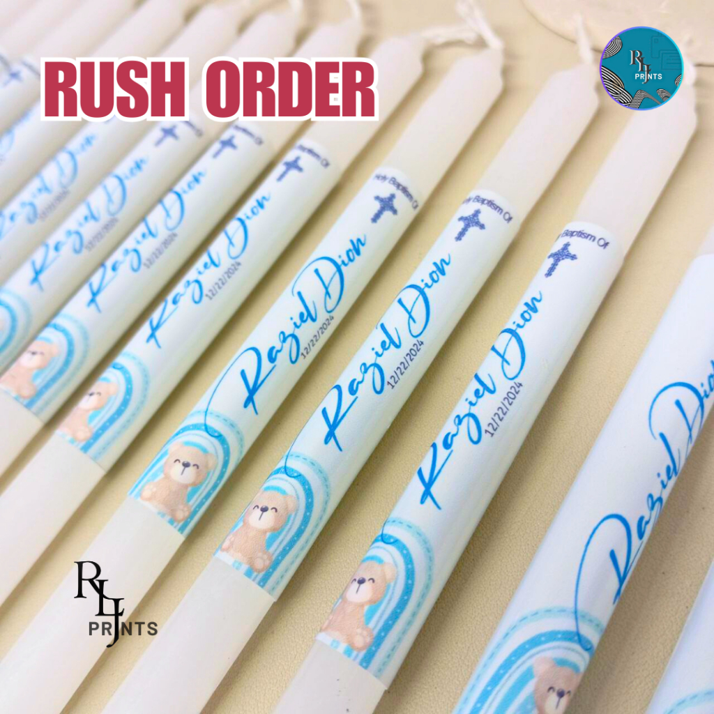 Personalized Candle W/ Name Only (RUSH) | Shopee Philippines
