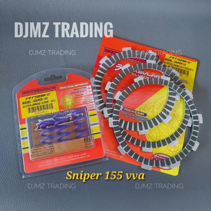 SNIPER 155 vva | Pitsbike Clutch Lining & Spring | sniper155 | Shopee ...