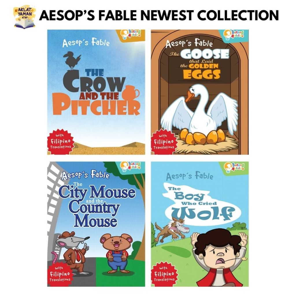 BATANG MATALINO AESOP'S LATEST FABLE ENGLISH & FILIPINO STORY BOOKS ...