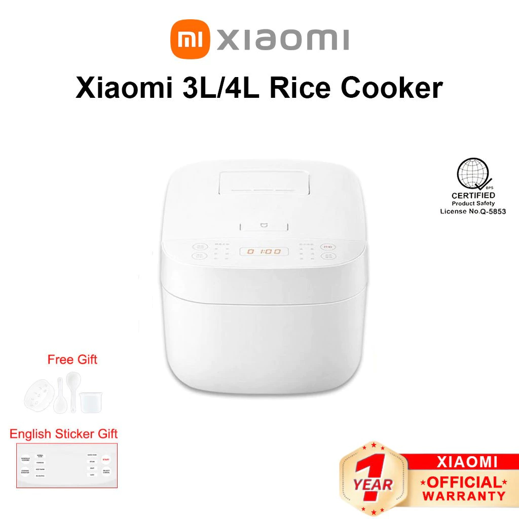Xiaomi Mijia C1 3L/4L Electric Rice Cooker 650W MDFBZ02ACM Multifunctional Electric Rice Cooker ...
