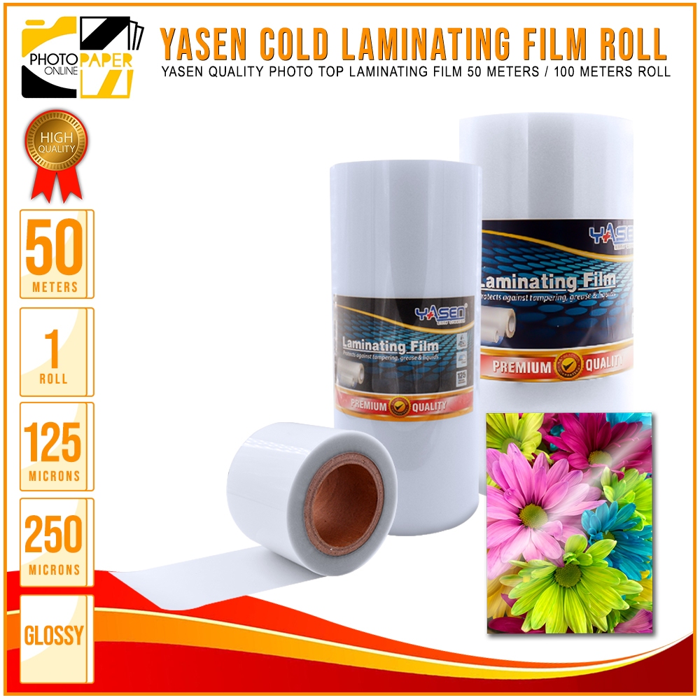 Yasen Laminating Film Roll 4 inches | 9 inches | 12 inches (125 & 250 microns) | Shopee Philippines