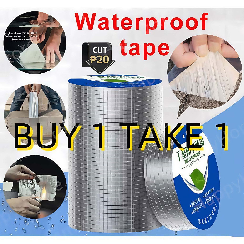 Aluminum Foil Butyl Waterproof Tape For Roof Leak Roof Sealant Wall ...