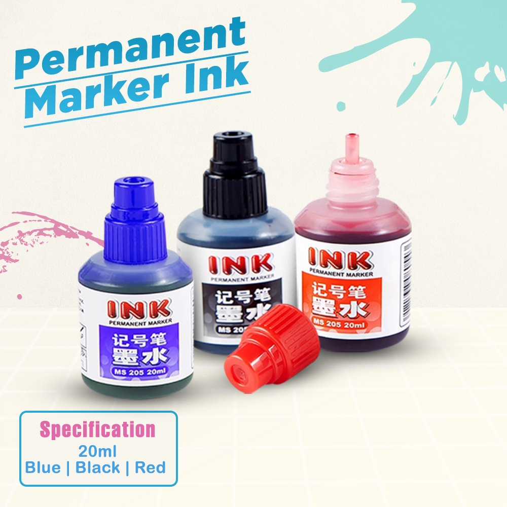 Permanent Marker Refillable Ink 20ml | Shopee Philippines