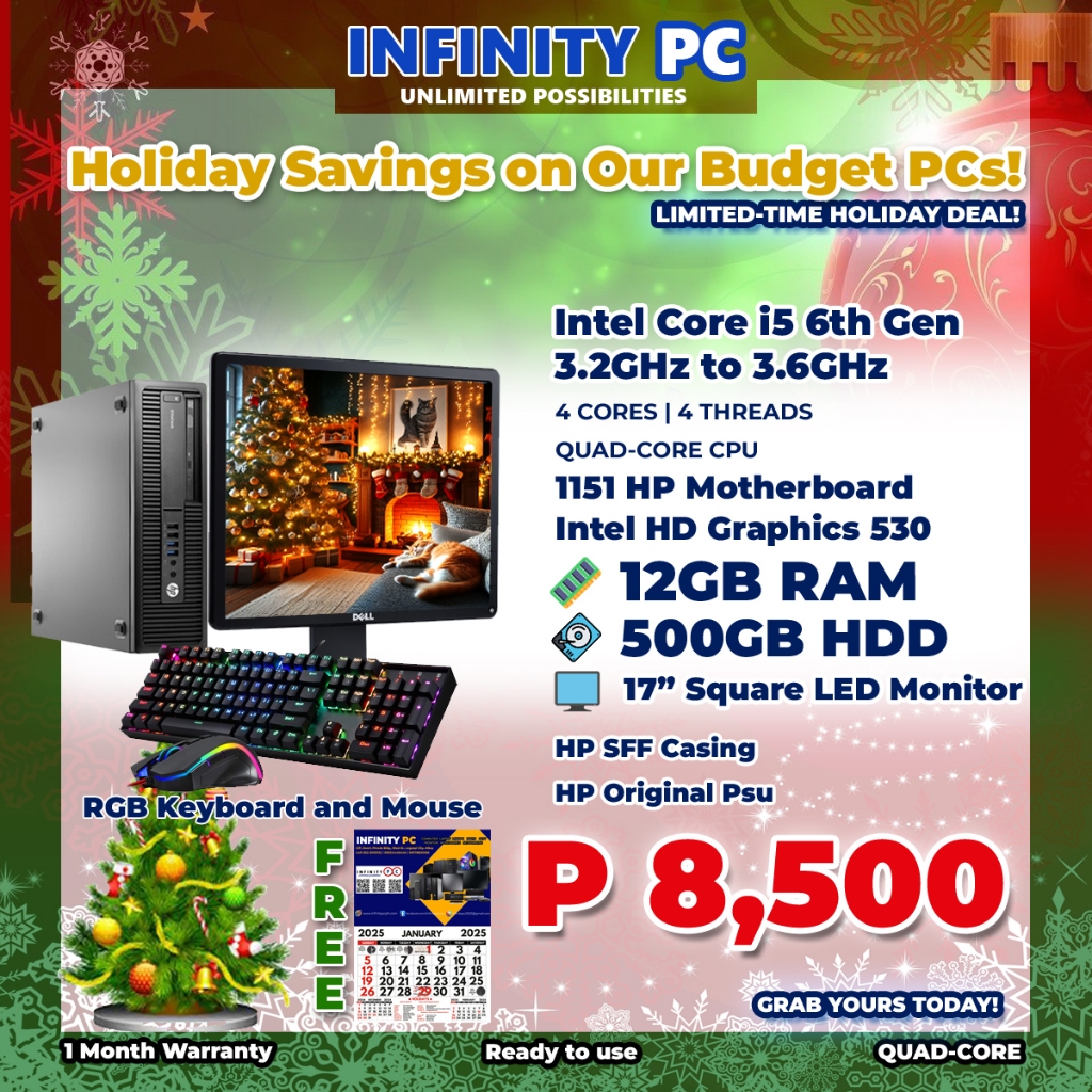 12GB RAM i5 6TH GEN COMPLETE SET PC! On Sale! | Shopee Philippines