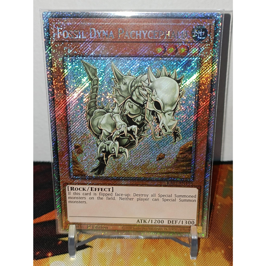 Fossil Dyna Pachycephalo | RA03-EN195 | Platinum Secret Rare | Shopee ...