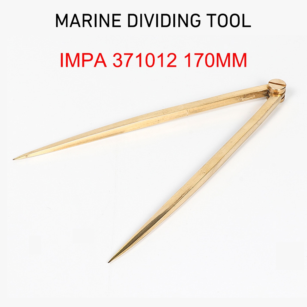 High Quality 170mm IMPA 371012 Nautical Brass Marine Chart Dividers ...
