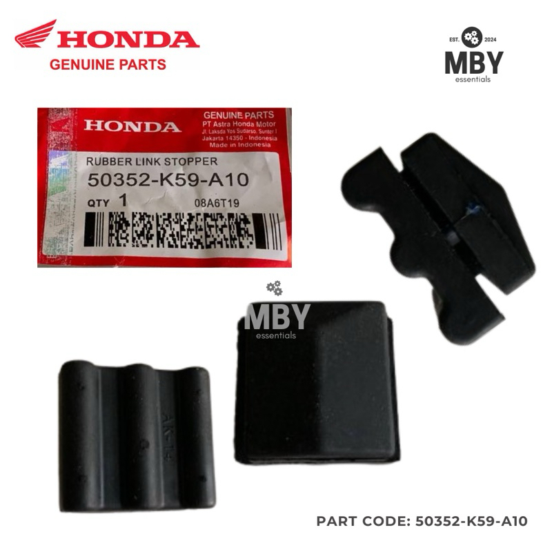 RUBBER LINK STOPPER FOR HONDA CLICK V1/V2/V3 HONDA BEAT Fi (50352-K59 ...