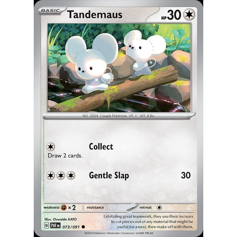 Pokemon Card, Tandemaus 073/091, Common. (ENGLISH TYPE) | Shopee ...