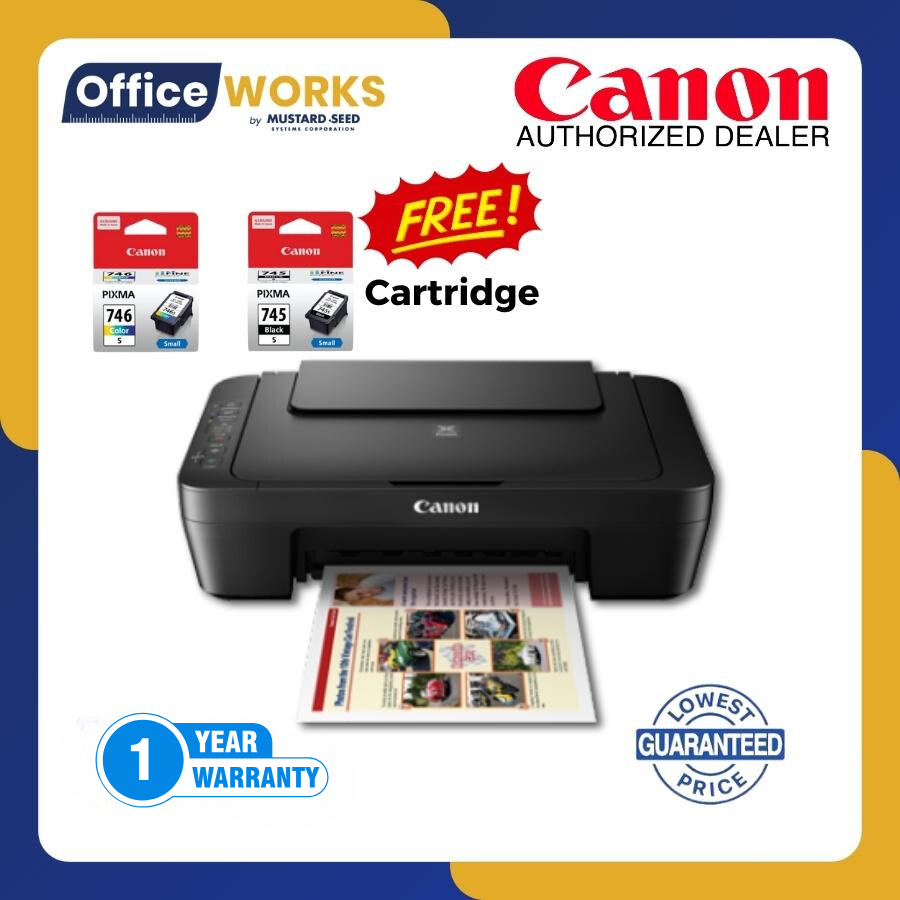 Canon Pixma MG3070S All In One Inkjet Printer | Shopee Philippines