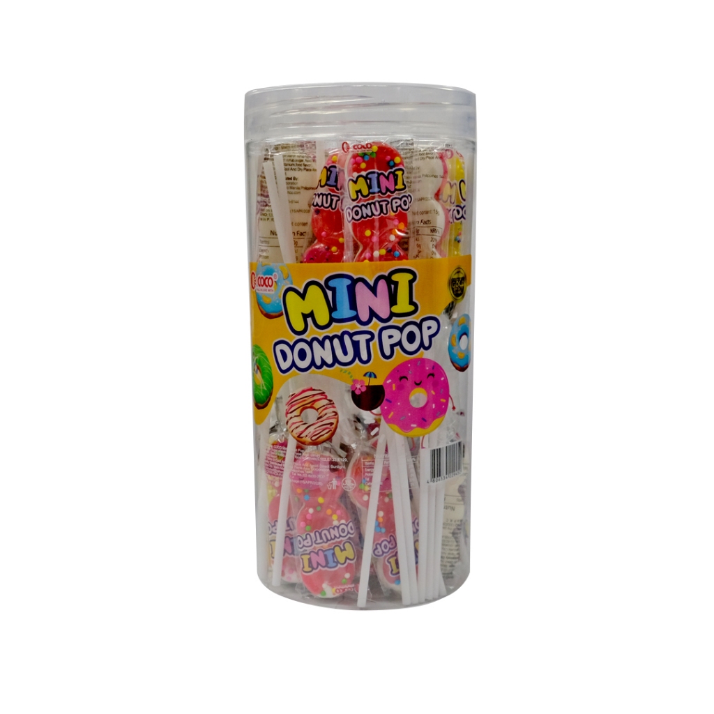 AAB Coco Mini Donut Lollipop 30pcs | Shopee Philippines