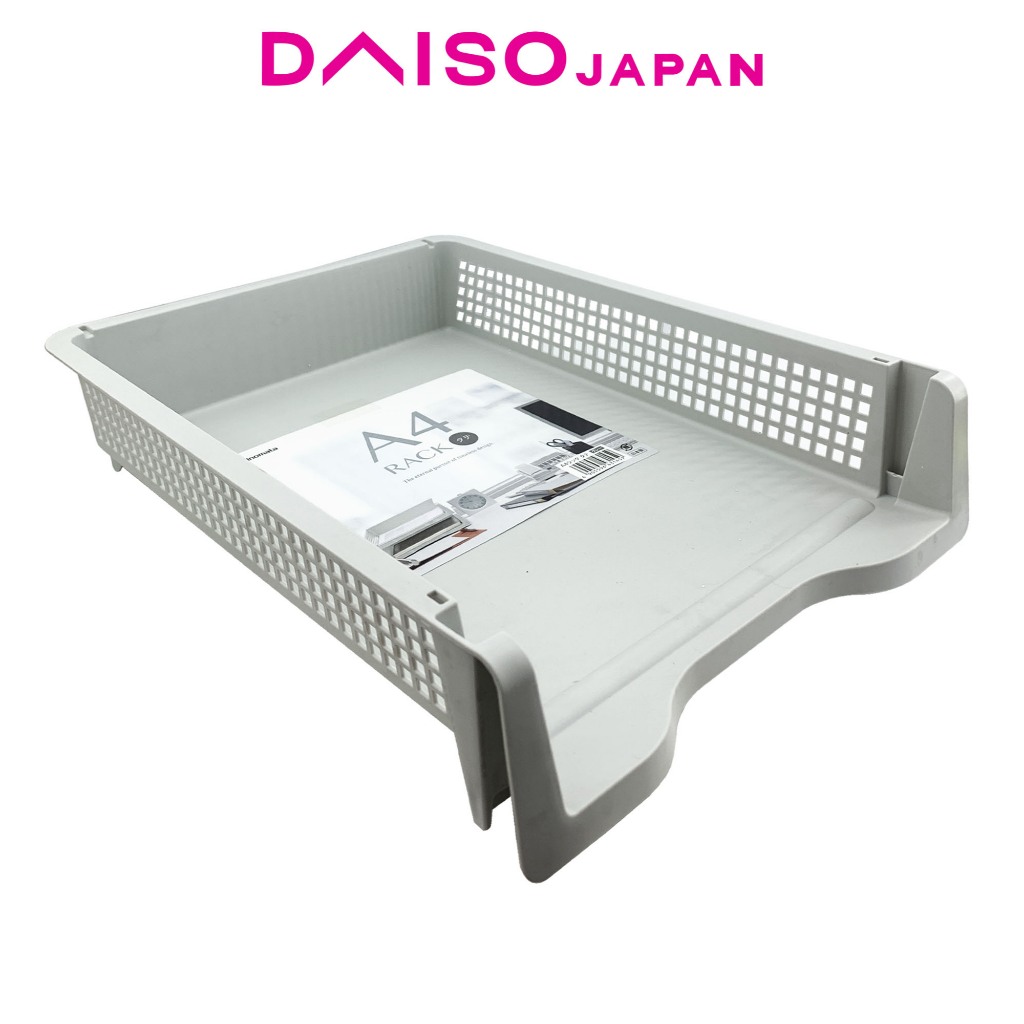 Daiso A4 Vertical Rack in Gray | Shopee Philippines