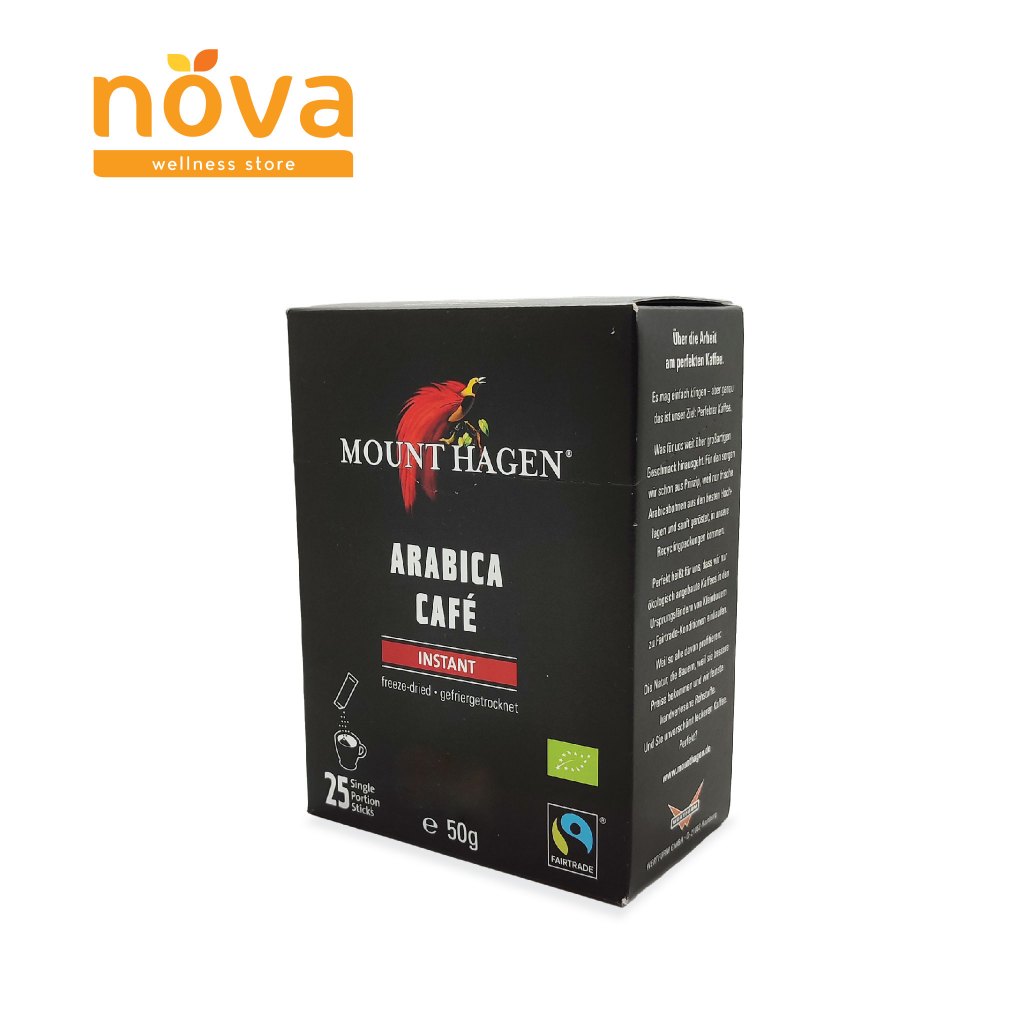 Mount Hagen Arabica Cafe 25 single portion sticks 50g (box) | Shopee ...