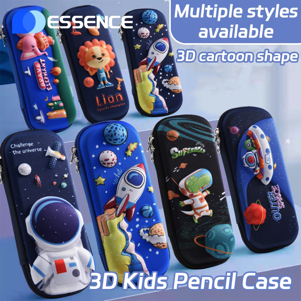 3D Kids Pencil Case Cute Cartoon Design School Supplies Pencil Cases ...