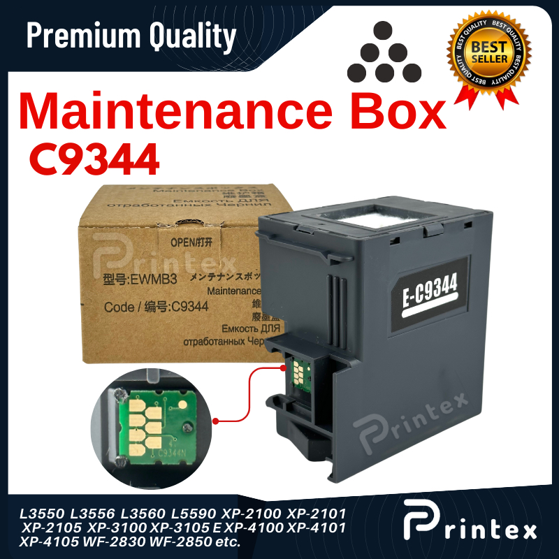 Maintenance Box C9344 for Epson EcoTank L3550 L3556 L3560 L5590 XP-2100 ...