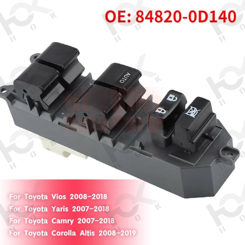 Power Window Control Master Switch For Toyota Vios Yaris Camry Corolla ...
