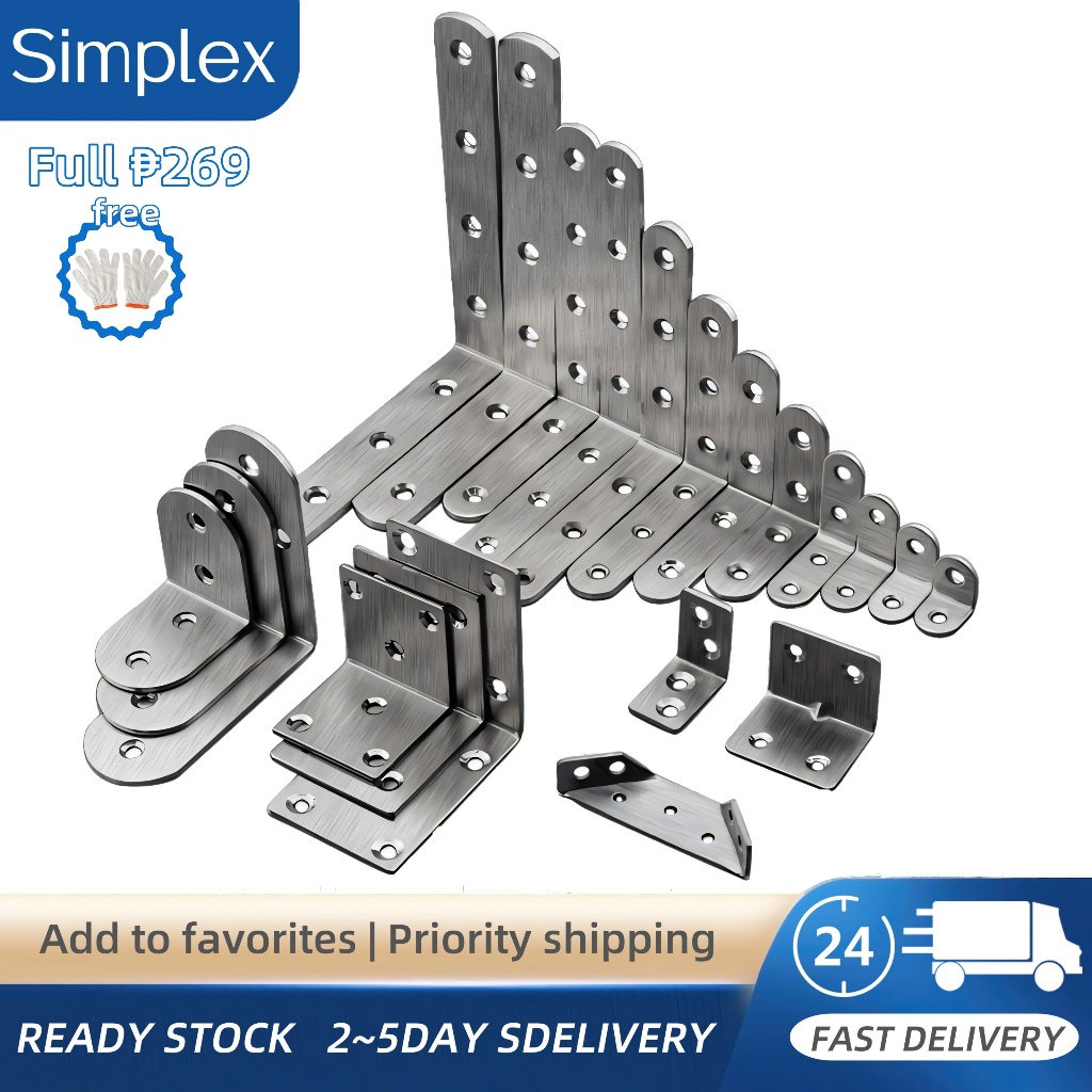 90 Degree Angle Corner Bracket / Stainless Steel Corner Brace Fastener ...