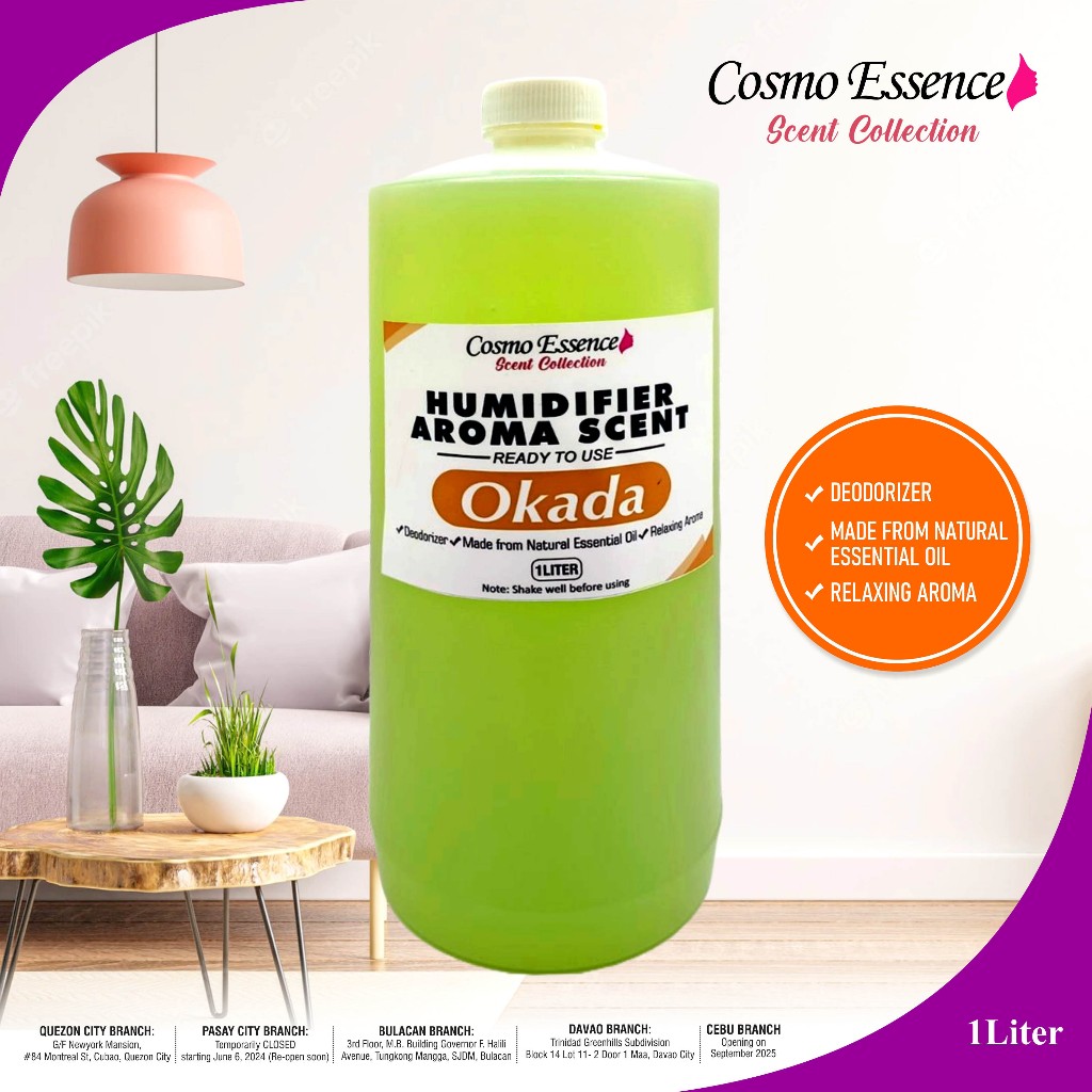 OKADA Hotel Scent Inspired 1L Humidifier ready to use Scent | Shopee ...