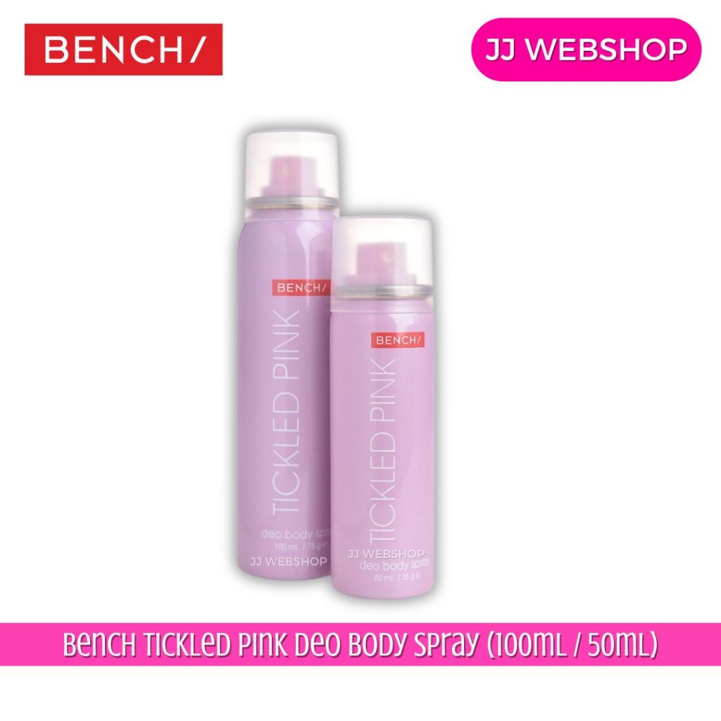 Bench Tickled Pink Deo Body Spray 100ml / 50ml | Shopee Philippines