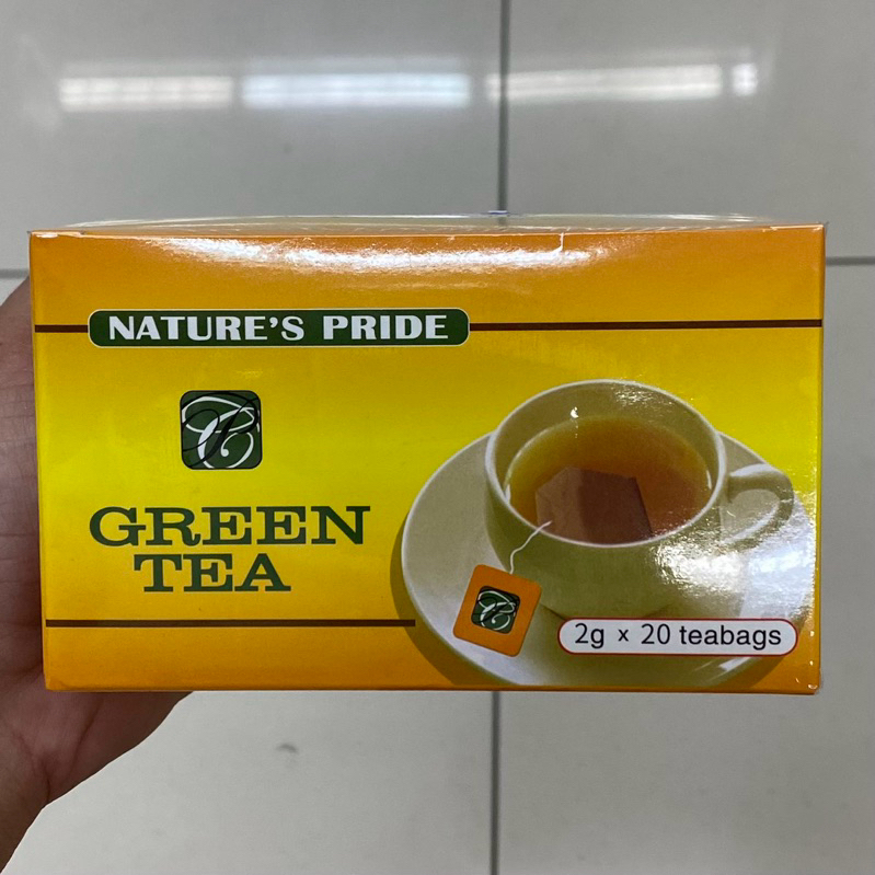 NATURES PRIDE GREEN TEA 2g X 20 TEA BAGS | Shopee Philippines