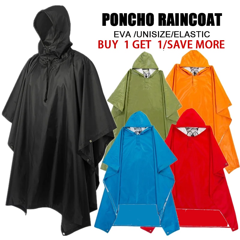 2pcs H-885 Poncho Raincoat Motorcycle Bicycle Poncho Makapal Kapote ...