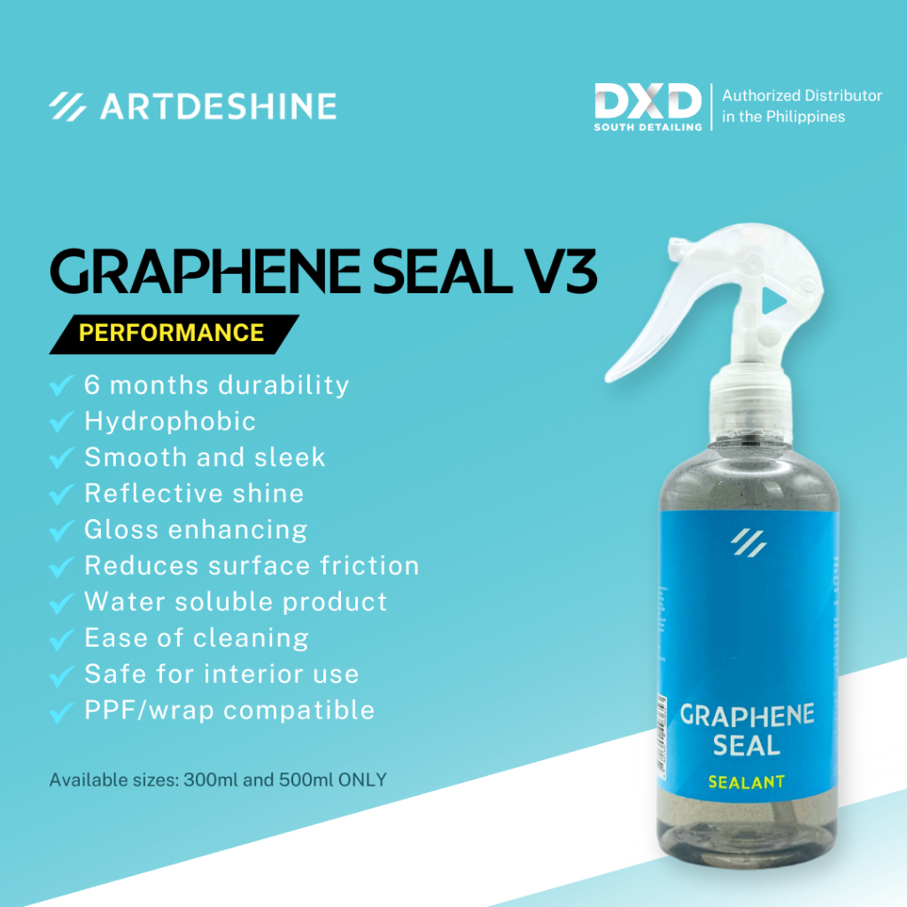 300ML-GrapheneSeal V3 Premium Car Coating Spray – 9H Protection, Easy Spray, Shine That Lasts ...