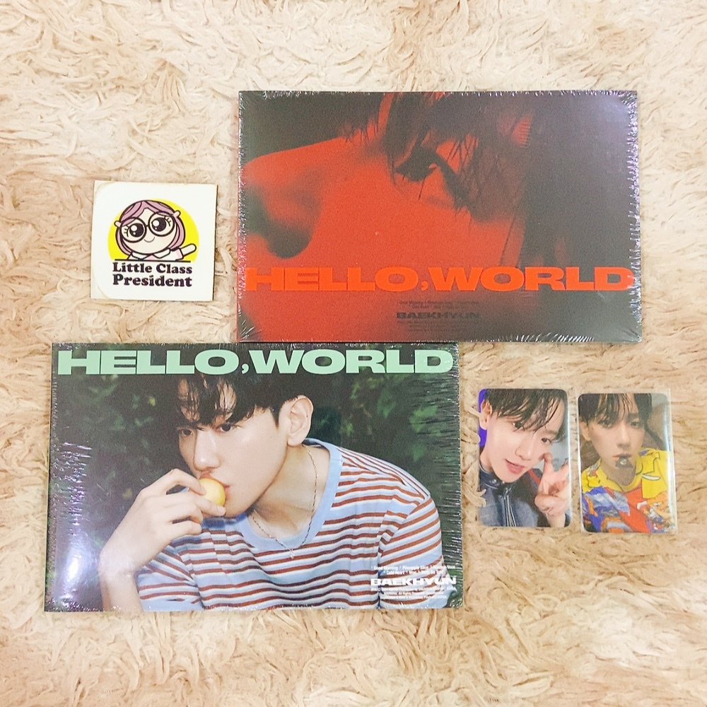 BAEKHYUN HELLO WORLD ALBUM (Photobook Version) (Sealed & Official ...