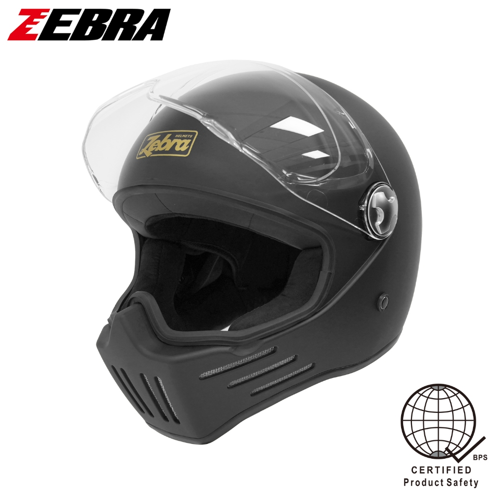 ZEBRA 577 VERTUOSO Classic Helmet For Motorcycle Full Face Vintage ...