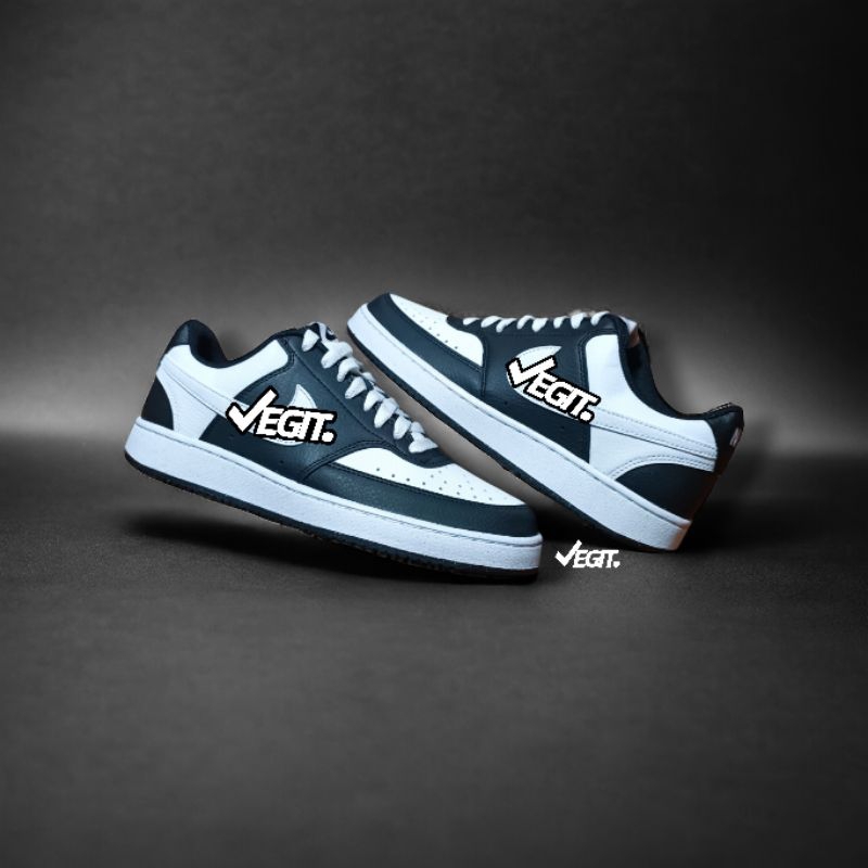 Court Vision Low 'Panda' Black White Black | Shopee Philippines