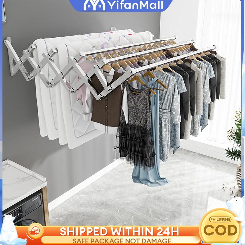 3/4/5 Bar Foldable Sampayan Stainless Steel Drying Rack Clothes Rack ...