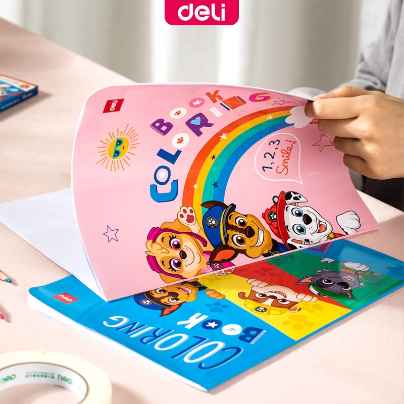 Deli Coloring Book 210×297mm EN028 | Shopee Philippines