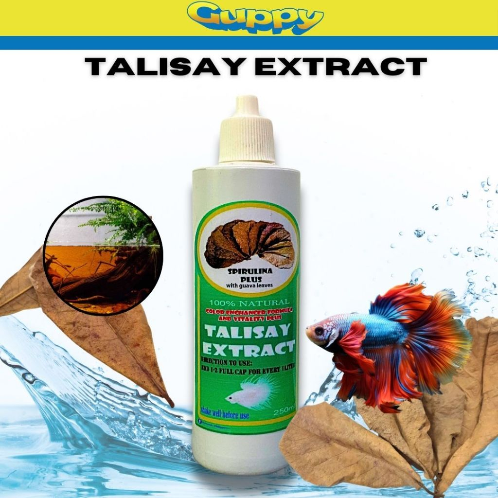 Talisay Extract for Betta Fish Color Enhancer, Vitality Plus and ...