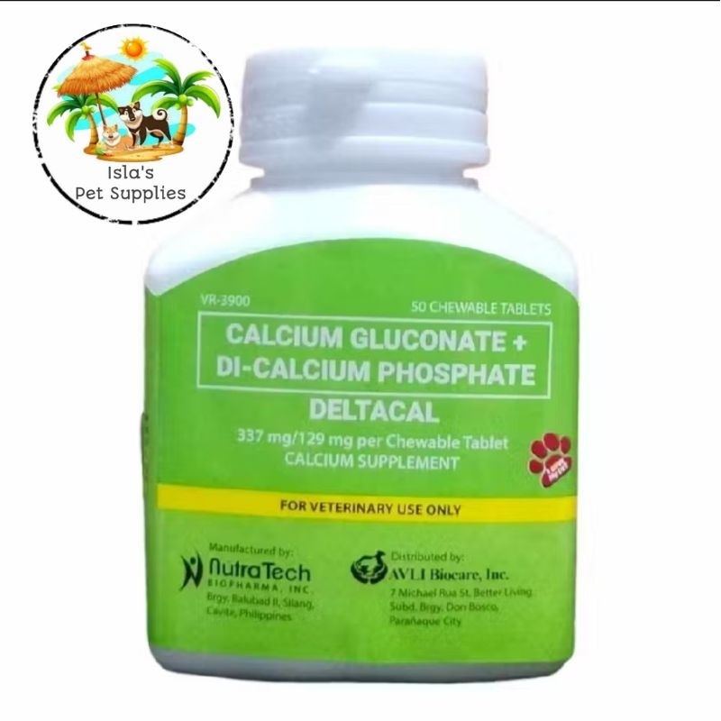 Deltacal Chewable Tablet: Calcium Gluconate + Di-Calcium Phosphate ...