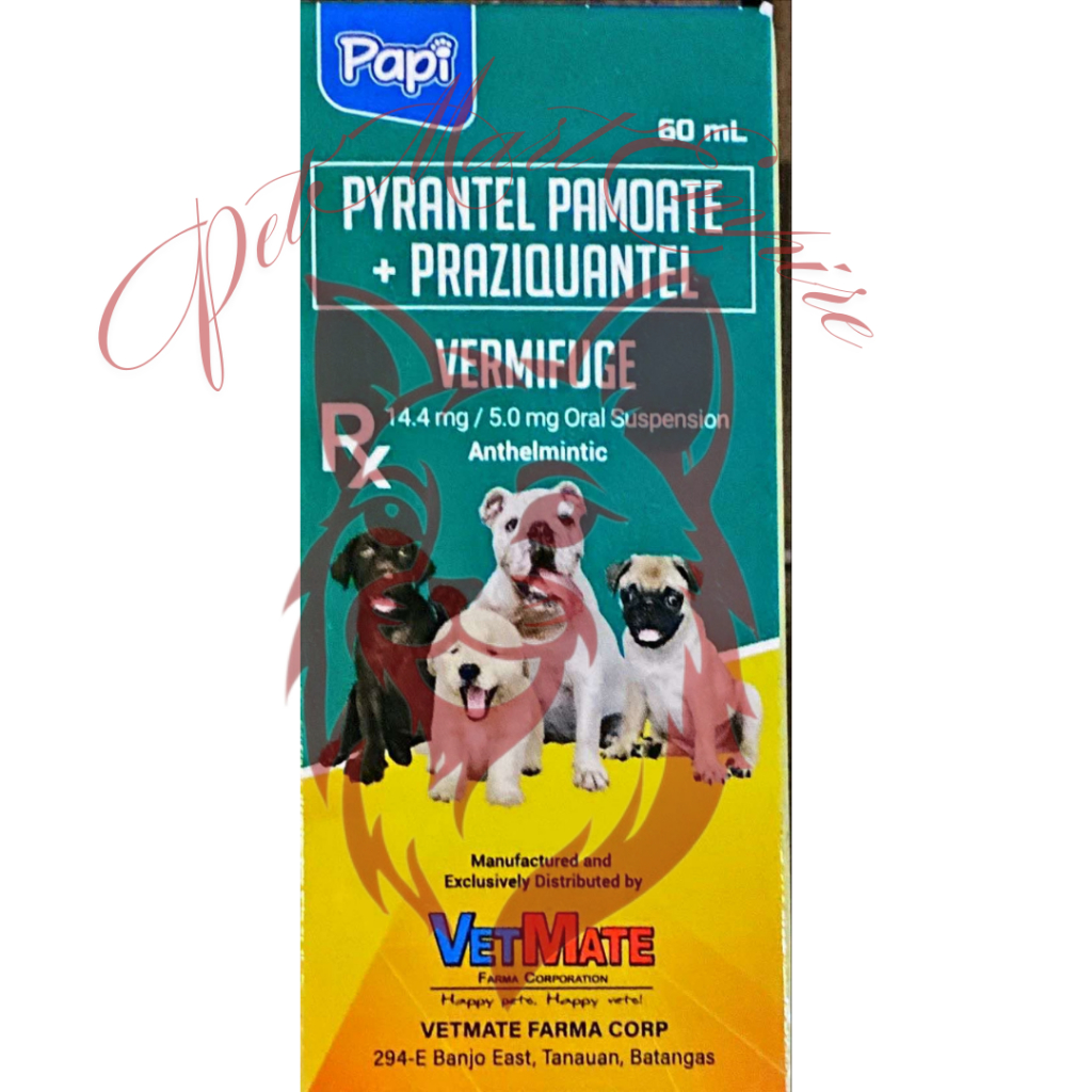 Papi Vermifuge Suspension Dewormer 60ml | Shopee Philippines