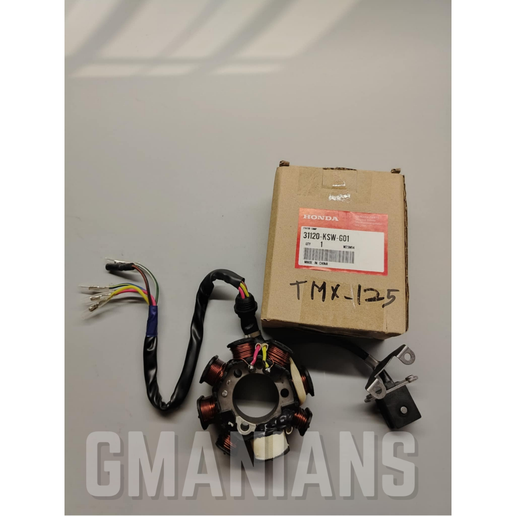 HONDA GENUINE , STATOR ASSY HONDA TMX 125 ALPHA 31120-KSW-G01 | Shopee ...