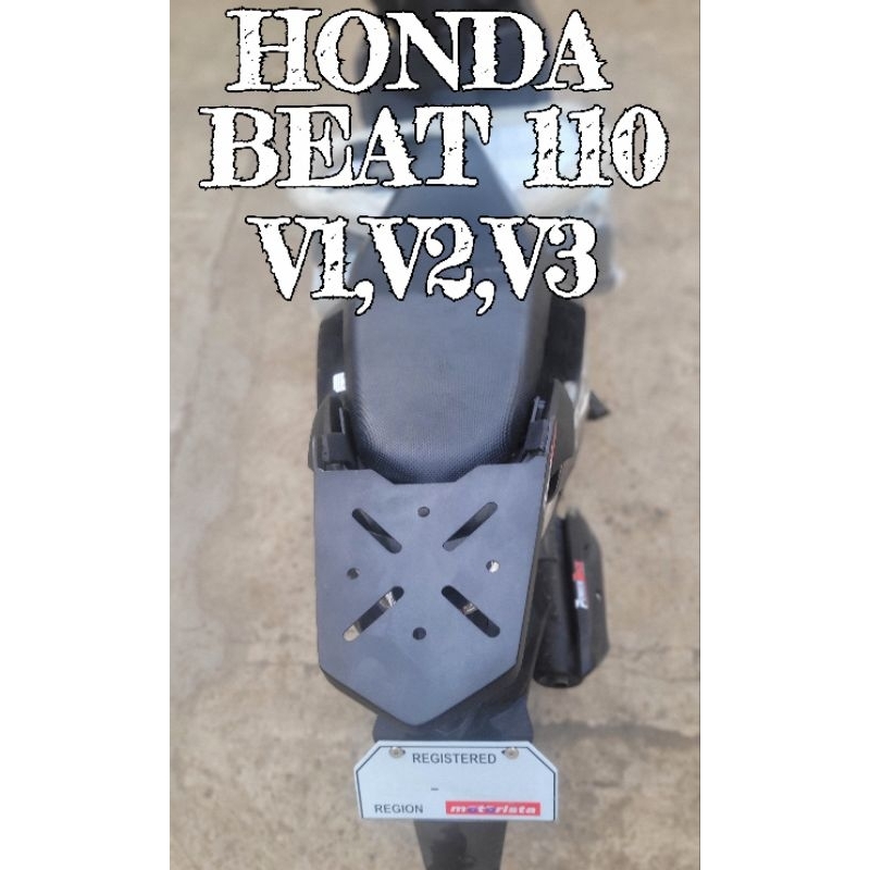 HONDA BEAT 125 / 110 / CARB / FI / V1 V2 V3 / TOPBOX BRACKET / XPLATED ...