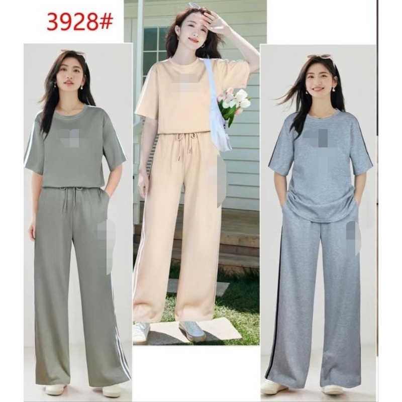 #3928 Coords Pants Wideleg and Oversized Top | Shopee Philippines
