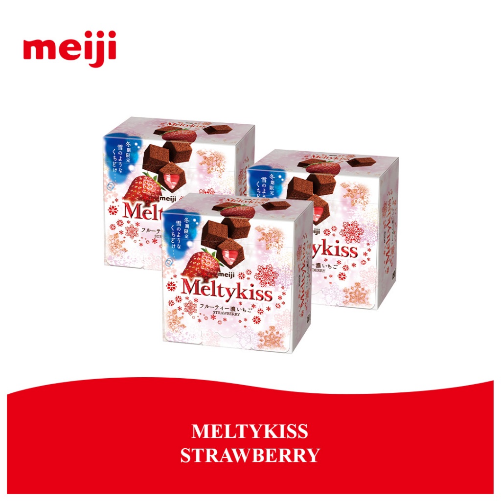 Meiji Meltykiss Strawberry - Box | Shopee Philippines